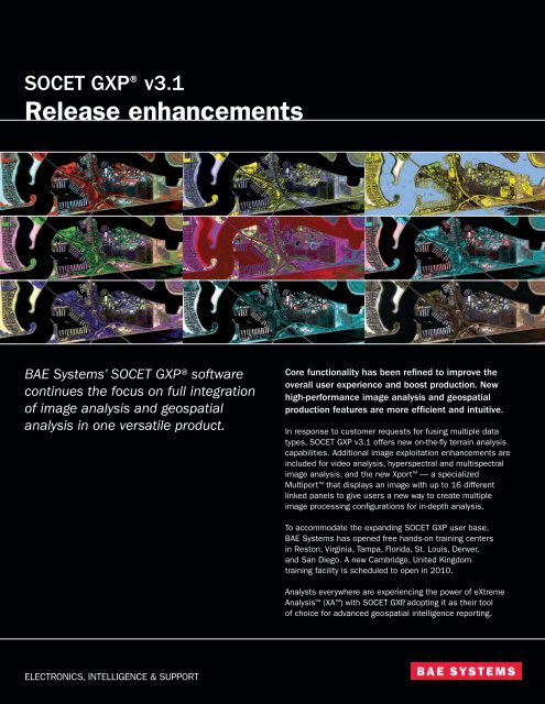 Release enhancements - BAE Systems GXP Geospatial eXploitation ...
