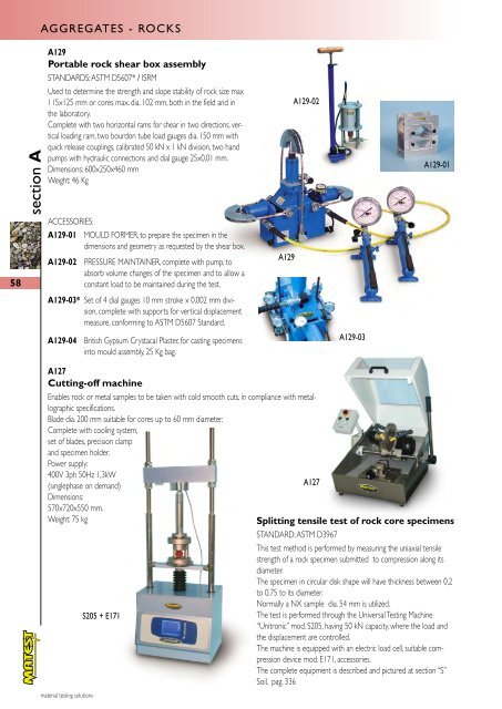 Triaxial rock testing