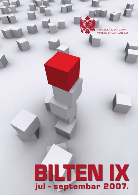 REPUBLIKA CRNA GORA MINISTARSTVO FINANSIJA REPUBLIKA CRNA GORA MINISTARSTVO FINANSIJA