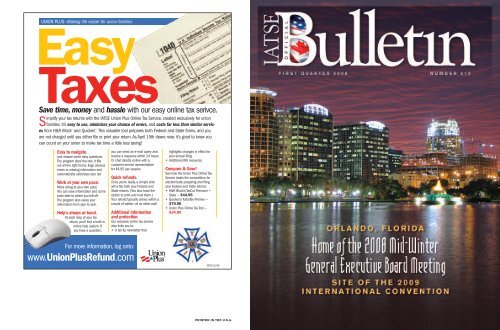 First Quarter 2008 - IATSE Local 8 Philadelphia