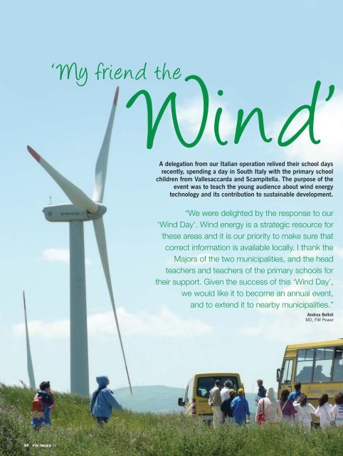My friend the Wind - Foster Wheeler Italiana