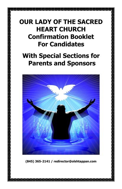 Confirmation Booklet for Candidates â Parents â Sponsors