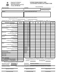 expense reimbursement form / accountable advance settlement form