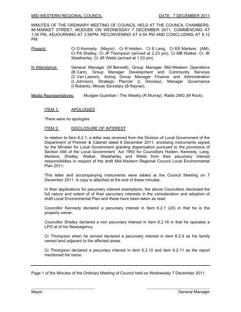 867kb - Mid Western Regional Council