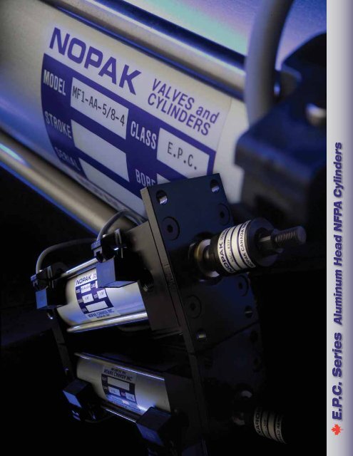 EPC Series Cylinders - Nopak Canada