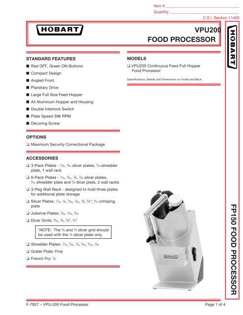 VPU-200.pdf 0.15MB - HOBART