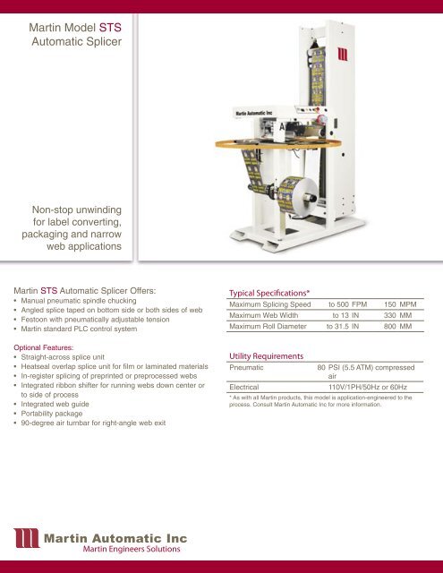 Product Brochure - English - Martin Automatic Inc