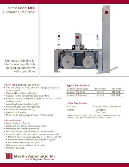 Product Brochure - English - Martin Automatic Inc