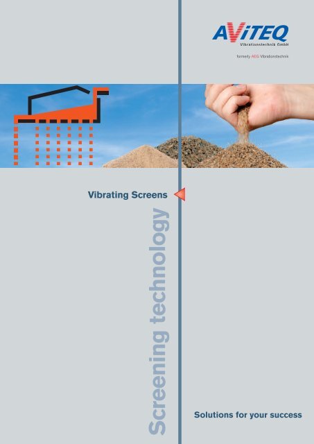Vibrating Screens - AViTEQ Vibrationstechnik GmbH