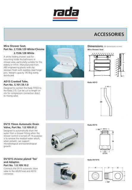 Technical Datasheet - Rada