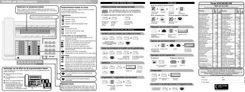 Quick Guide IDS 300 flam.* - Belgacom