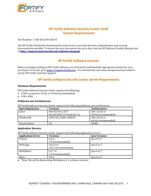 Fortify Software's Development Partner Program