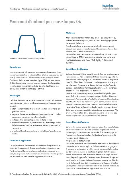 Freudenberg Simrit GmbH & Co. KG | eCatalogue Produits