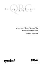 NCR 7878 Scanner/Scale IBM USB Interface Programming