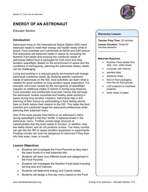 Astronaut Educator