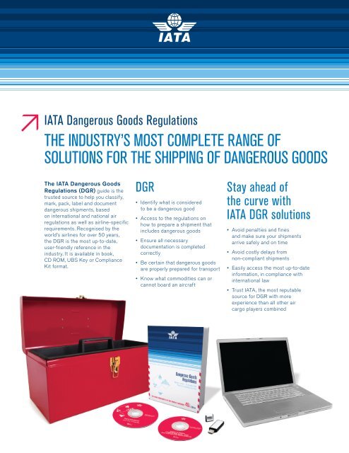 DGR Product Sheet - IATA