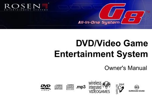 DVD/Video Game Entertainment System - Rosen