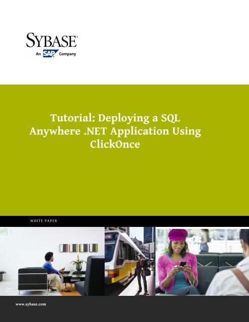 Deploying A Sql Anywhere Net Application Using Sybase