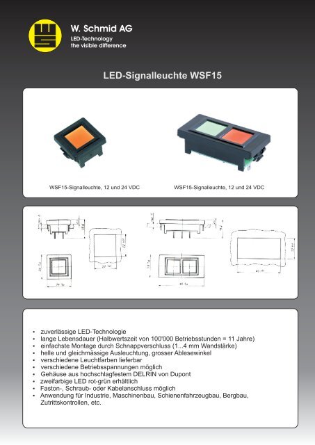 PDF-Datenblatt hier herunterladen - LED