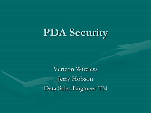 PDA Security