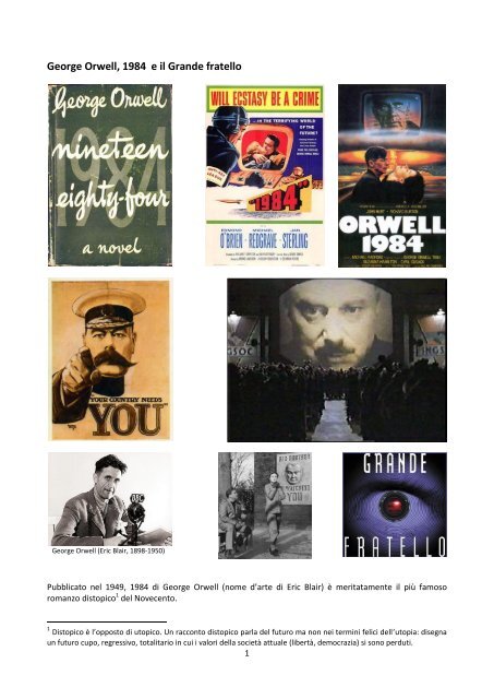 1984 George Orwell Grande Fratello
