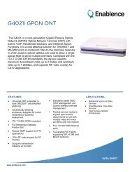 G420i GPON ONT - Enablence