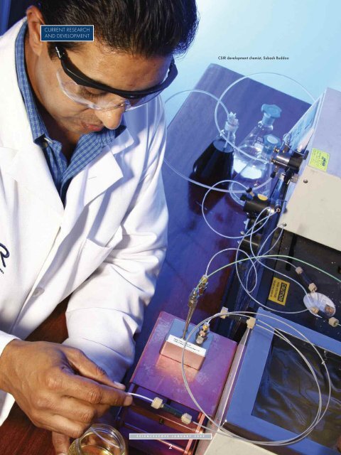 CURRENT RESEARCH AND DEVELOPMENT - CSIR