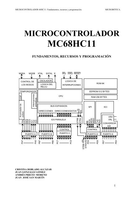 microcontrolador mc68hc11