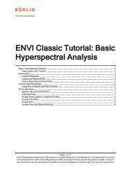 ENVI Tutorial: Advanced Hyperspectral Analysis