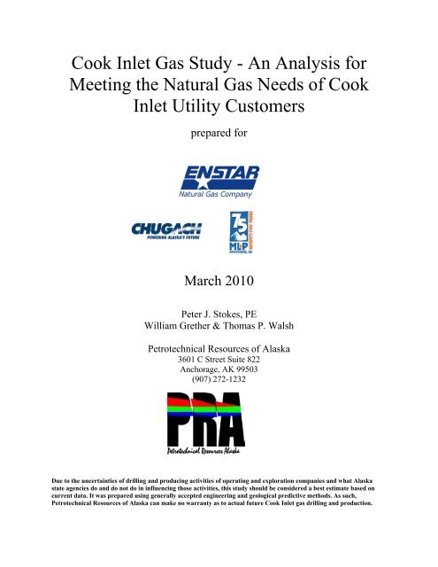 Cook Inlet Gas Study - Resource Development Council