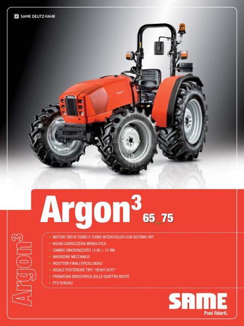 Trattori Same Argon3 65-75