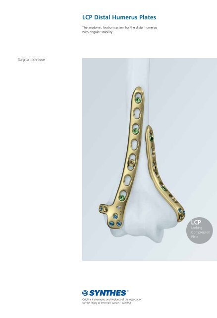 LCP Distal Humerus Plates LCP
