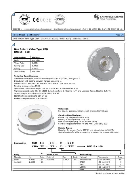 Convey CVD-3364-M Wafer Disc Check Valve - Alma-valves.ie
