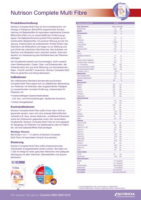 Nutrison Complete Multi Fibre - Nutricia
