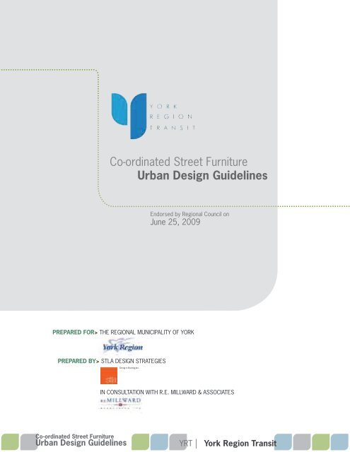 Co-ordinated Street Furniture Urban Design Guidelines