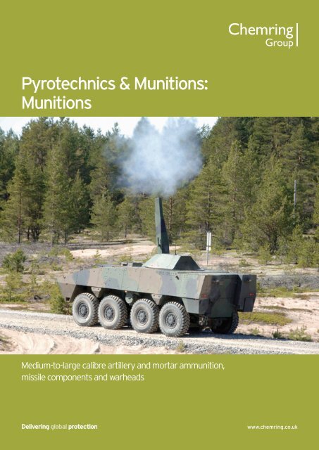 Pyrotechnics & Munitions: Munitions - Chemring Group PLC