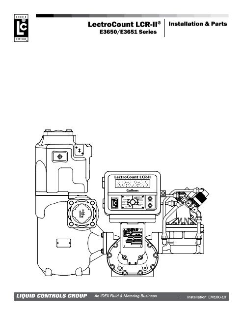 LectroCount LCR-IIÂ® - Liquid Controls