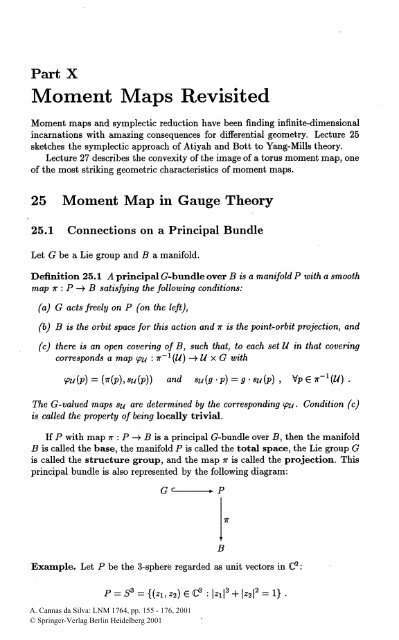 Moment Maps Revisited