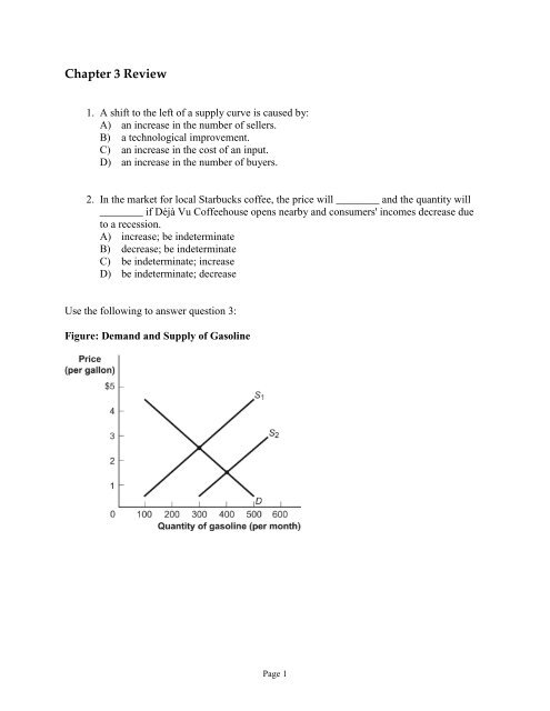 Chapter 3 Review - MyWeb