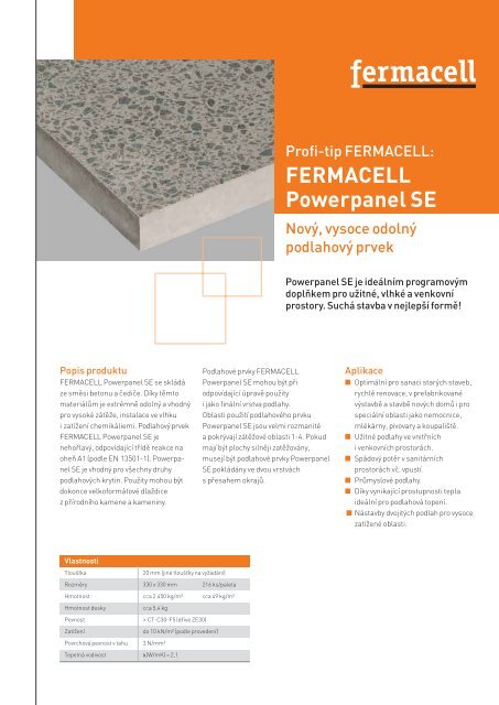 FERMACELL Powerpanel SE