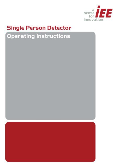 Single Person Detector.fm - IEE