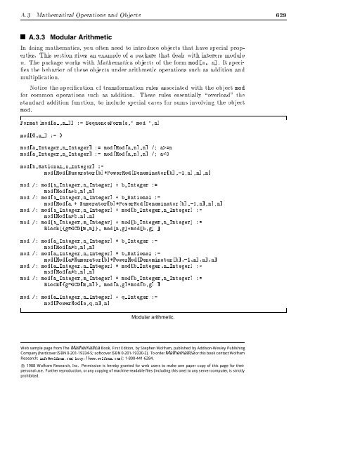 A.3.3 Modular Arithmetic