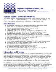 CSB737 datasheet - Cogent Computer Systems, Inc.