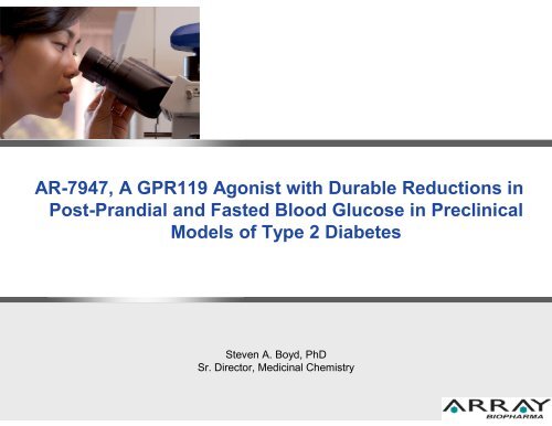 AR-7947, A GPR119 Agonist with Durable ... - Array BioPharma