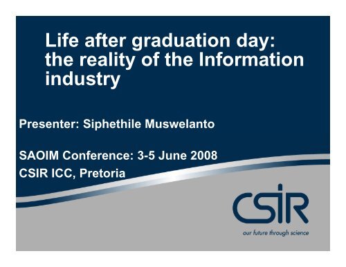 (HR)… - CSIR Research Space