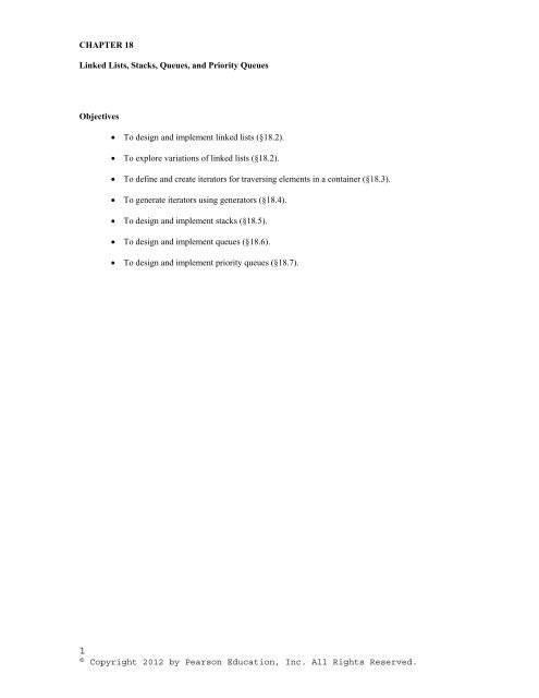 Â© Copyright 2012 by Pearson Education, Inc. All Rights Reserved ...