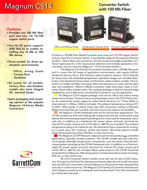 Magnum CS14 - jb connexions