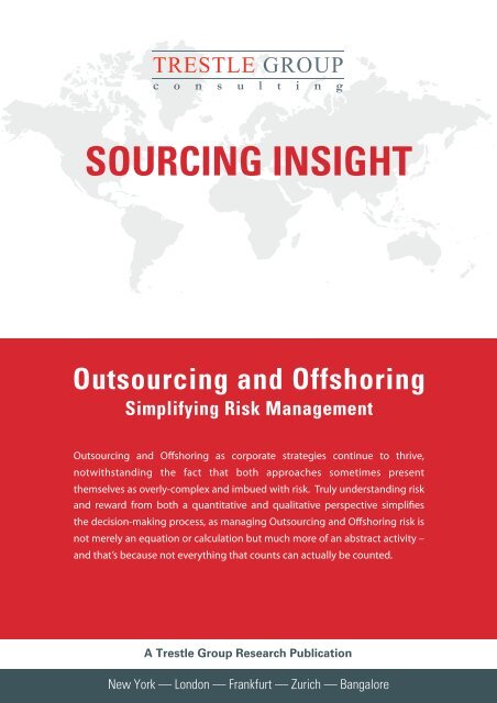 Sourcing Insight - Simplifying Risk Management - Trestle Group