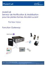 MobiCall - New Voice International AG