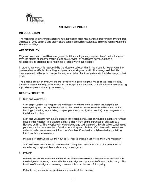 Non Smoking Policies